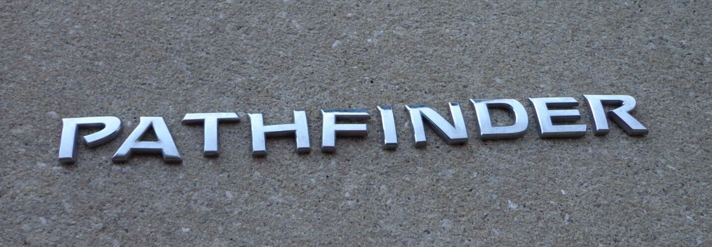 Nissan Pathfinder emblem letters badge decal logo OEM Factory Genuine ...