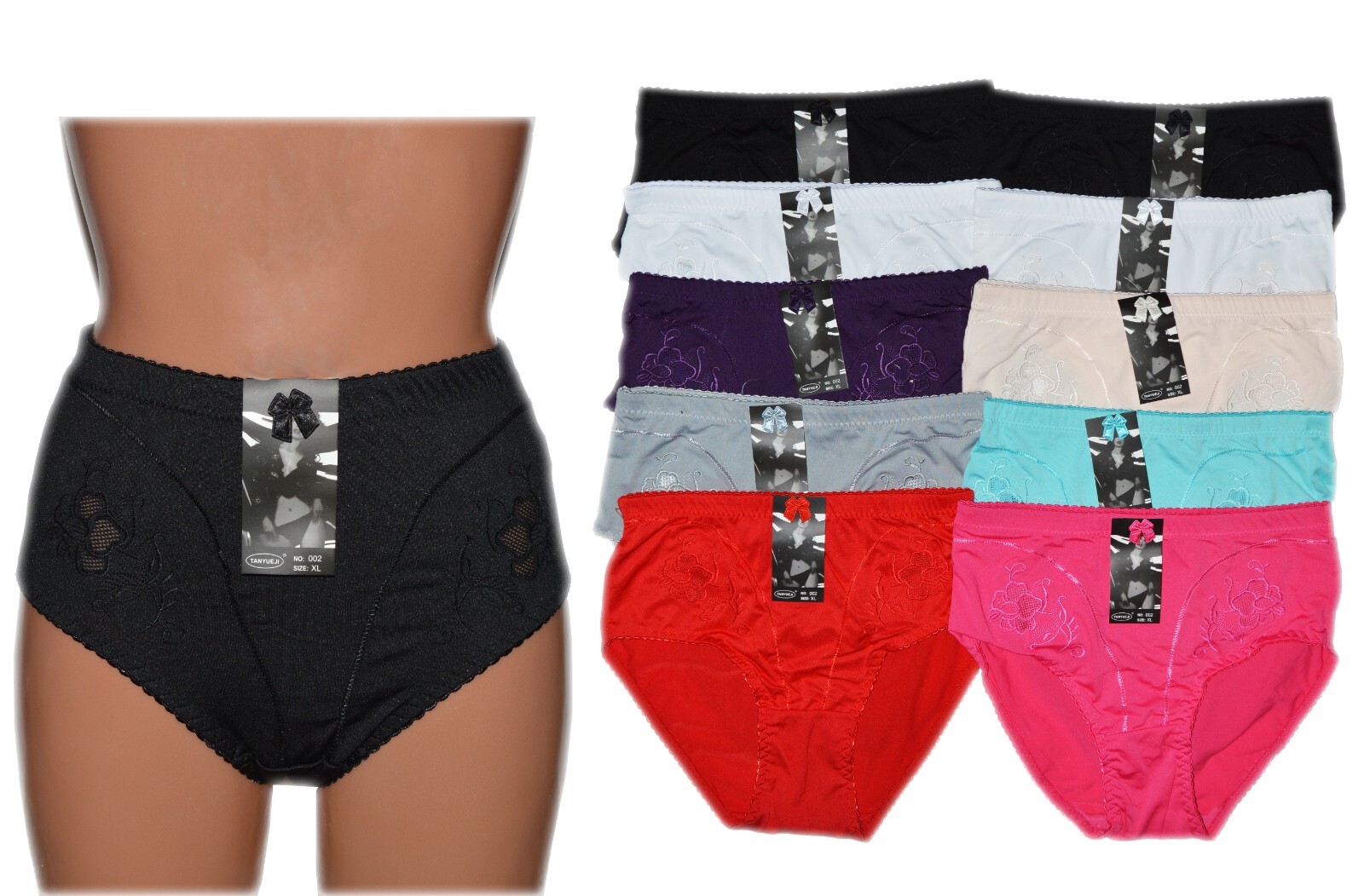 10 Stück Damen Slips Schlüpfer Pants Unterwäsche Unterhosen Übergröße ...