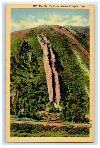 c1920s Devil's Slide in Mountain View Weber Canyon, Utah UT Posted ...