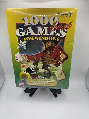 1000 Best Games For Windows 3.1 and '95 [Sealed] PC Big Box CD ROM 1998 ...