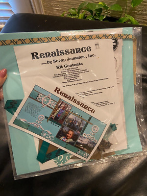 Scrapbooking Kit "RENAISSANCE" Scrap Jammies Paper Ribbon Brads ...