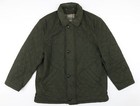 Rowlands Mens Green Quilted Coat Size XL Button | eBay UK