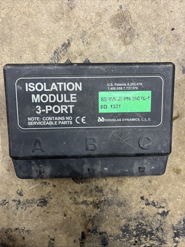 Western 29070-1 Snowplow 3-Port Isolation Module Warranty 787392161075 ...
