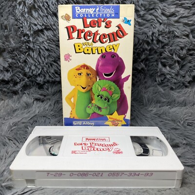 Let's Pretend with Barney VHS Tape 1993 Barney & Friends Collection ...