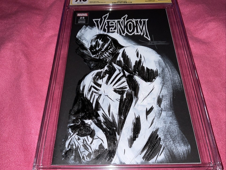 Venom #25 Black Blank Variant Signed And Sketched By Jae Lee | eBay