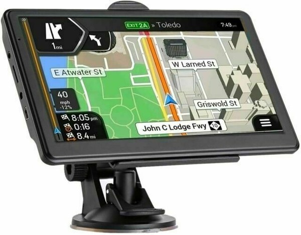 NAVRUF 7" Touch Screen GPS Navigation for Car - Black for sale online ...