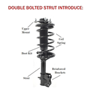 Rear Monroe Shocks Struts Spring Strut For Jeep Patriot 2017 2016 2015 ...