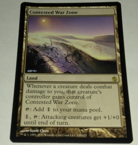 Contested War Zone // Mirrodin Beseiged // MTG Magic the Gathering MP ...