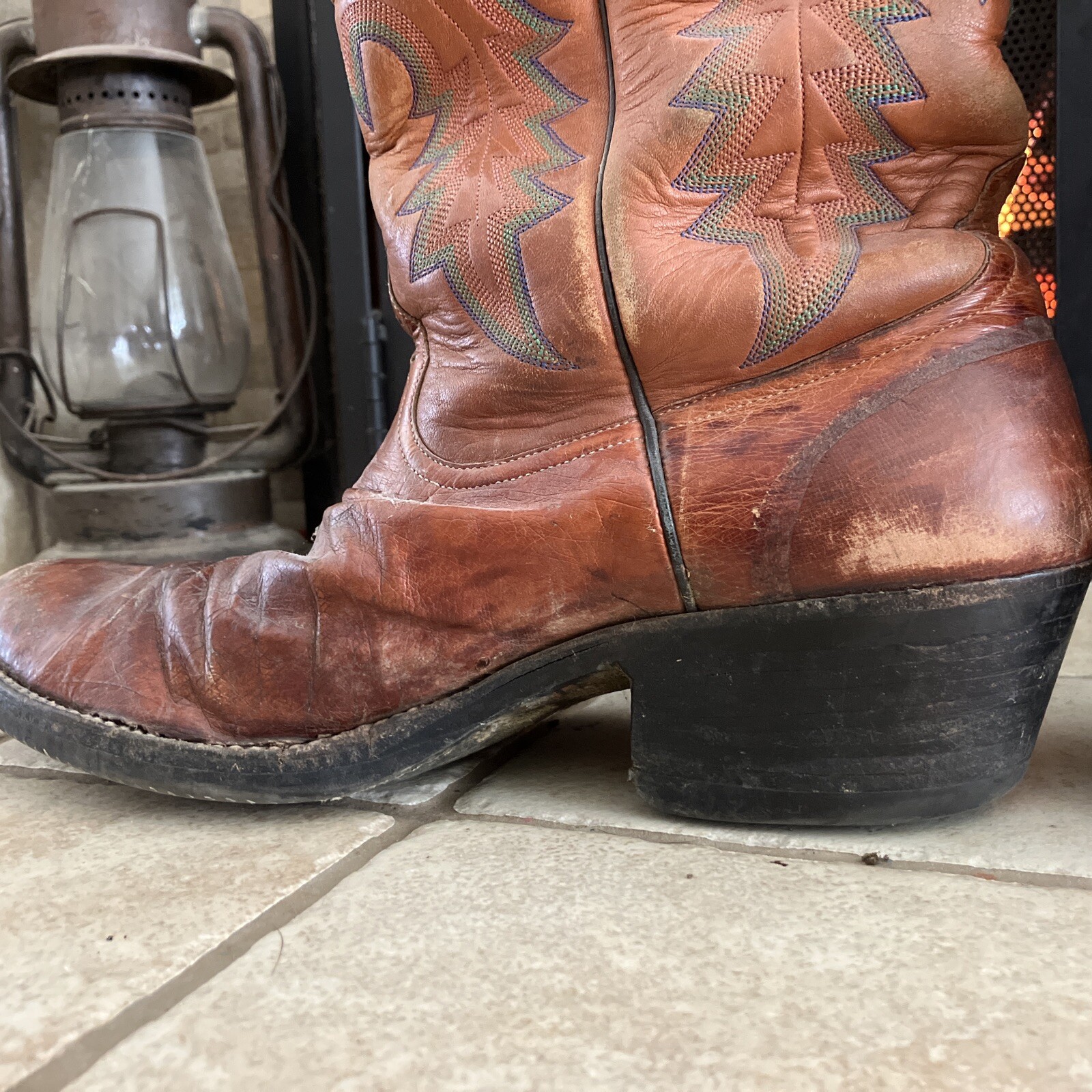 Rios of Mercedes Men Western Cowboy boots 11B - Gem