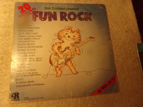 DON KIRSHNER PRESENTS Fun Rock/20 Original Hits VINYL LP ALBUM RONCO ...