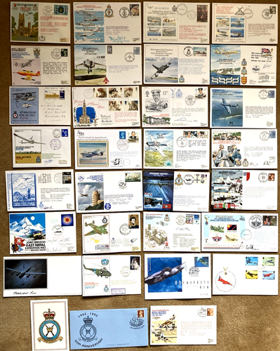 30 RAF Covers, Some Signed - ROYAL AIR FORCE, Aircraft, Aviation ...