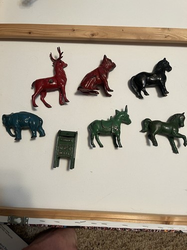 Lot Of Cast Iron Banks. Hubley, Arcade, Ac Williams | eBay