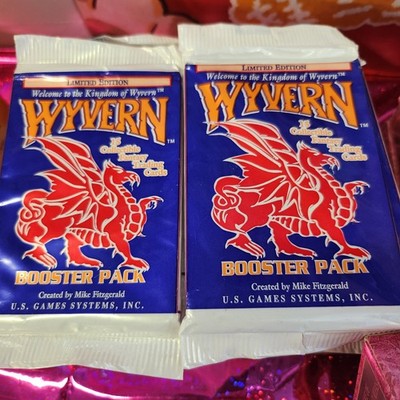 WYVERN Limited Edition CCG Booster Pack 15 Cards Card Game please look ...