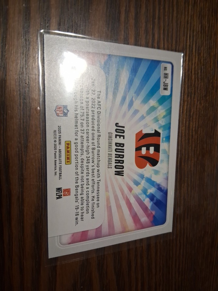 2025 Panini Absolute Joe Burrow Hog Heaven #HH-JBW | eBay