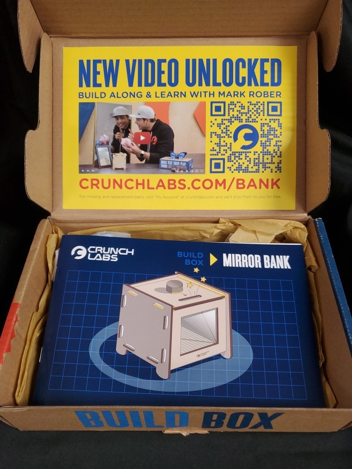 Mark Rober Crunch Labs Build Box MIRROR BANK Kit NEW OPEN Box | eBay