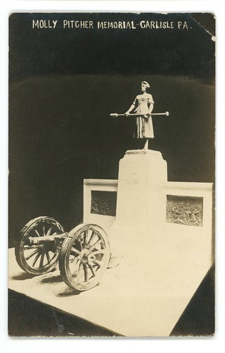 RPPC Molly Pitcher Memorial CARLISLE PA Cumberland County Real Photo ...