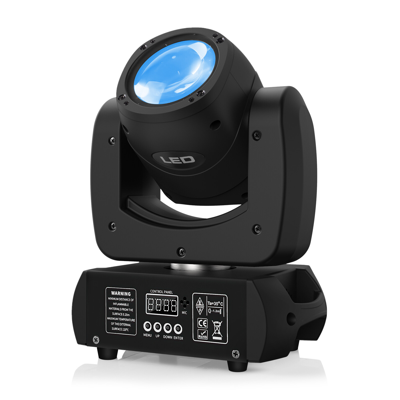 2X 18Prism 120W Moving Head Stage Light RGBW Beam Gobo DMX Bar DJ Party ...