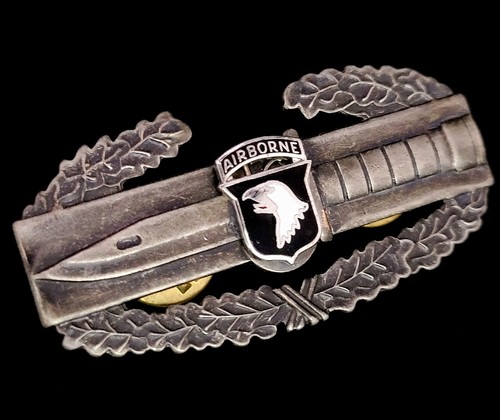 Combat Action Badge 101st Airborne Military Insignia US Army CAB Custom ...