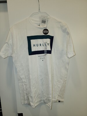 Hurley Short Sleeve T-Shirt XL White New With Tags NWT | eBay
