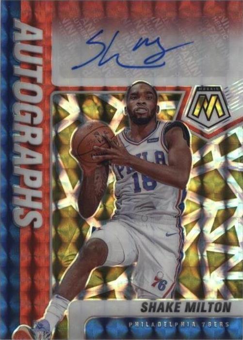 2020-21 Panini Mosaic - Autographs Mosaic Shake Milton #AM-SMI Choice ...