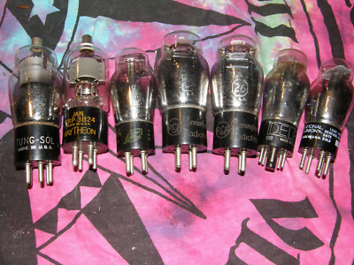 Lot of 6 tubes type 26, 30, 24. JAN CRP-3B24, 27 + 1 | eBay