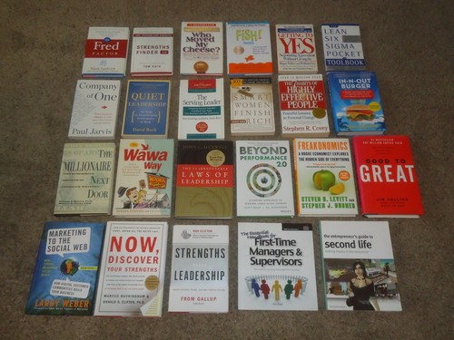 Lot 23 Business Books Tom Rath Good to Great Getting Yes Freakonomics 7 ...