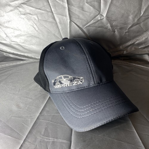 Subaru Impreza Mens Strapback Hat Ball Cap Gray Street Racing Import ...