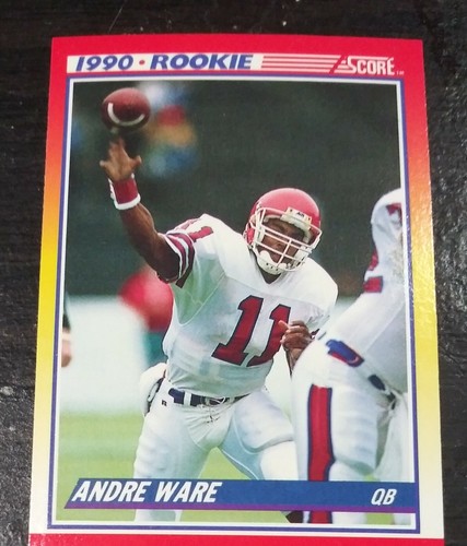 1990 Score Andre Ware Rookie Card #292 - Many Sport & Non Sport Cards ...