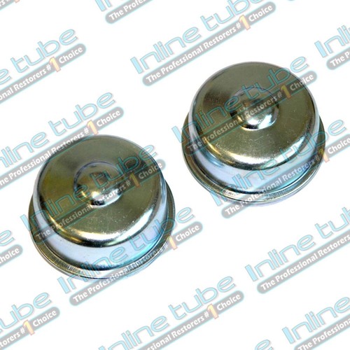 64-79 Disc Drum Brake Spindle Rotor Dust Cap Nut Covers Conversion ...