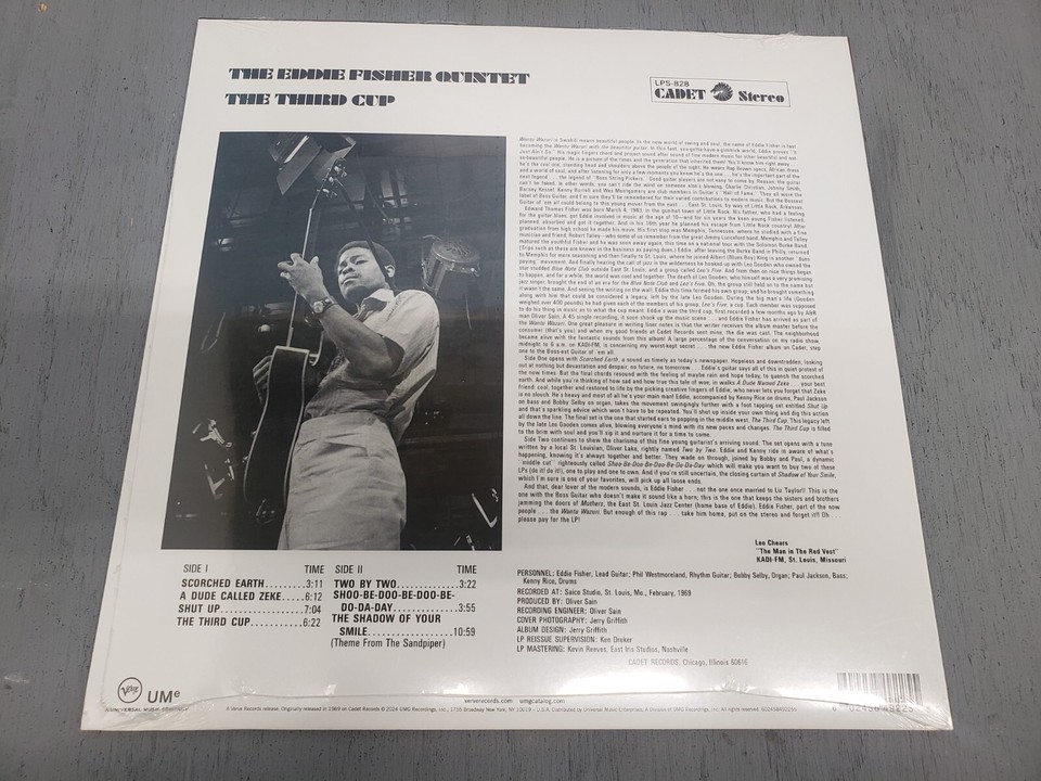 EDDIE FISHER QUINTET The Third Cup CADET / VERVE 2024 LP sealed VINYL ...