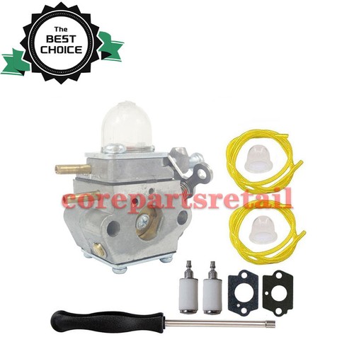 Fit For Walbro WT-827#7843 Troy-Bilt TB80EC Carburetor Air Filter Kit ...