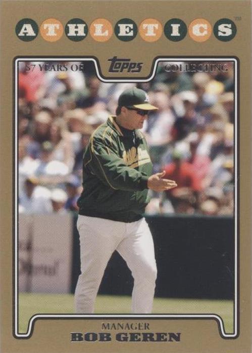 2008 Topps - Bob Geren #124 Gold Border /2008 for sale online | eBay