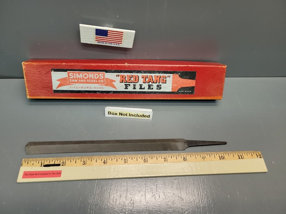 Simonds 8" Cant Saw File Smooth Single Cut New Old Stock * USA * | eBay