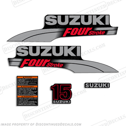 Fits Suzuki 15hp DF15 Decal Kit 2003 - 2009 | eBay
