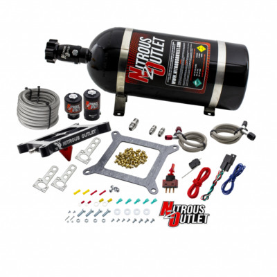 00-10600-GEN4-10 Stinger 4 Standard Wet 4150 Nitrous Plate Kit - 10 lb ...