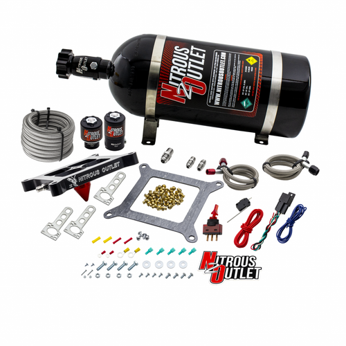 00-10600-GEN4-10 Stinger 4 Standard Wet 4150 Nitrous Plate Kit - 10 lb ...