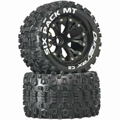Sixpack 2.8 Monster Trucks 2WD Mounted Front C2 Black (2) Duratrax ...