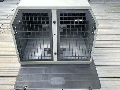 trans k9 Double Dog Box | eBay UK