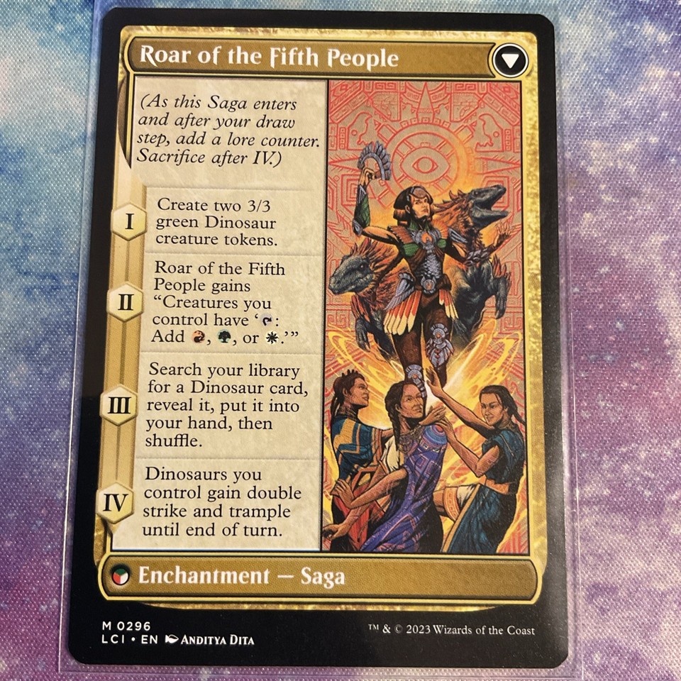 Huatli, Poet of Unity Roar of the Fifth People (REGULAR) x1 - MTG 296 ...