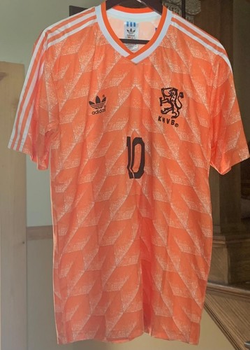 Netherlands Dutch National Team Football Soccer Jersey XL Retro #10 ...
