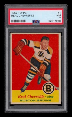 1957-58 Topps Set-Break # 1 Real Chevrefils PSA 7 NM | eBay