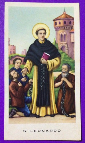 Prayer Card Holy Card, Saint Leonardo -rif. 7224 | eBay