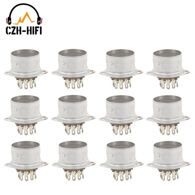 12pcs 9pin B9A Tube Socket Plastic Valve Base for ECC83 12AT7 12AX7 ...