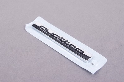 NEW GENUINE AUDI A3 04-13 A4 05-16 A5 10-16 REAR QUATTRO EMBLEM BADGE ...