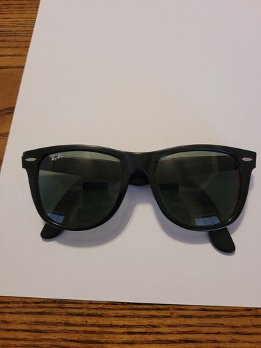 Ray-Ban RB2140 901 50-22 Wayfarer Green Lenses Unisex Classic ...