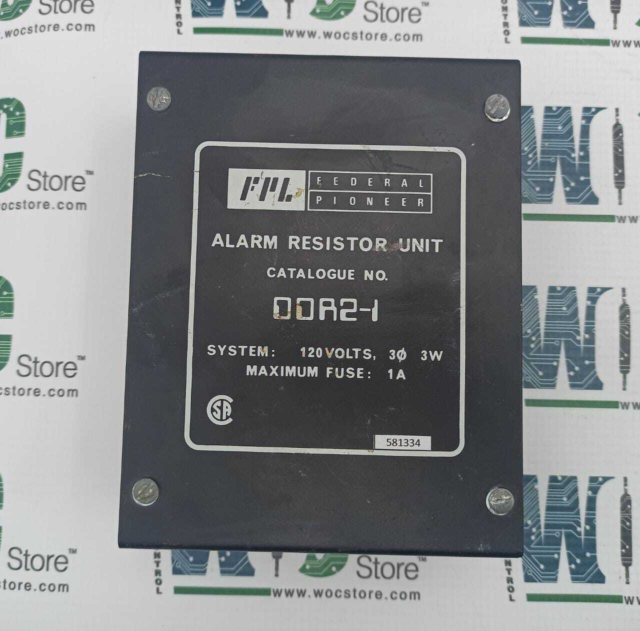 DDR2-1 FPL ALARM RESISTOR UNIT SL NO 581334 | eBay