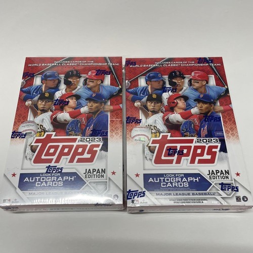 Set of 2 Box 2023 Topps MLB Baseball JAPAN SPECIAL EDITION Factory ...