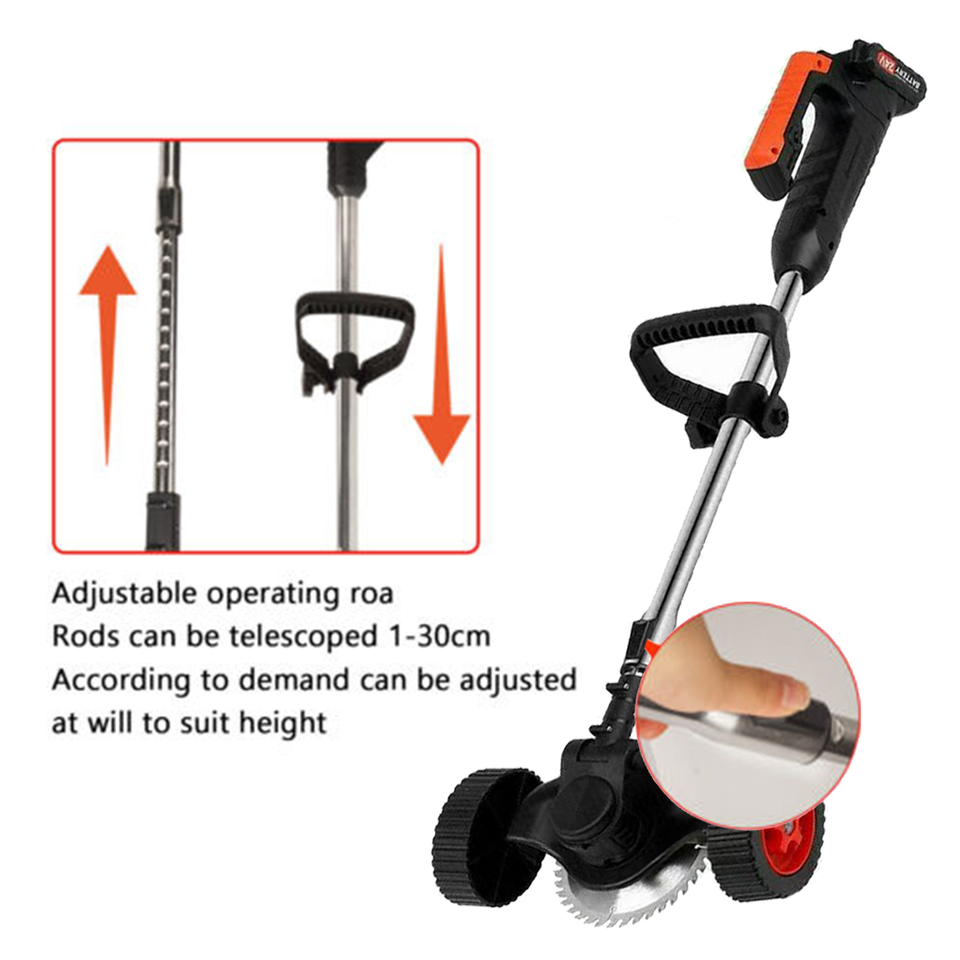 Cordless Electric Grass Trimmer Garden Lawn Cutter Brush Mower Whipper ...