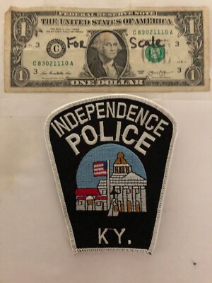 Independence Kentucky Police Patch Un-sewn great condition | eBay