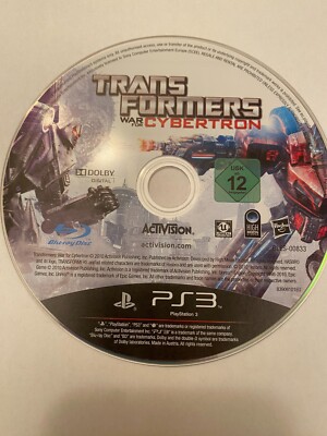 Transformers: War for Cybertron PS3 (Sony PlayStation 3, 2010) DISC ...